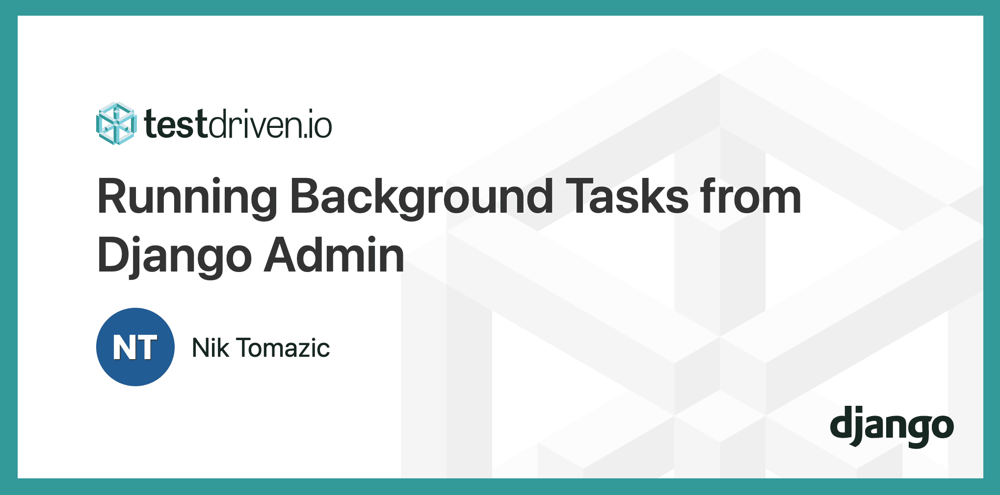 Running Background Tasks from Django Admin with Celery | TestDriven.io